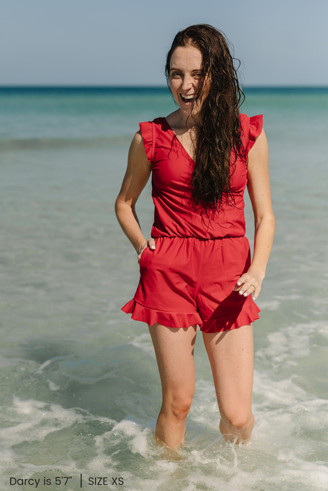 ginger swim romper – Honey Mark.